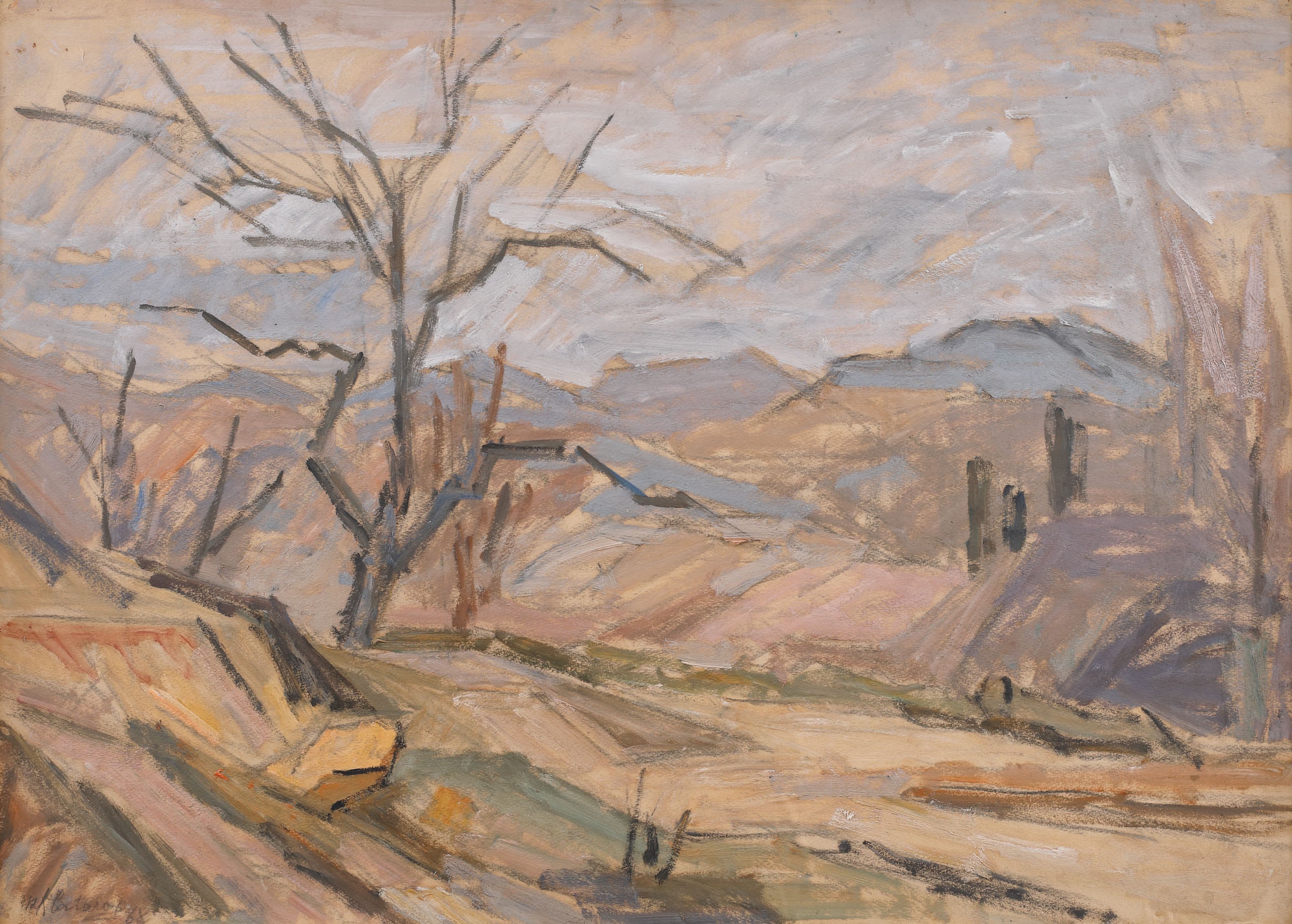 Henri H. Catargi | Peisaj de toamnă (1968) | MutualArt