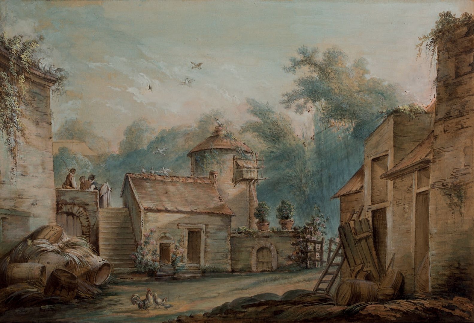 Jean-Baptiste Huet | Paysage pastoral | MutualArt