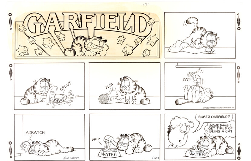 Jim Davis | Garfield | MutualArt