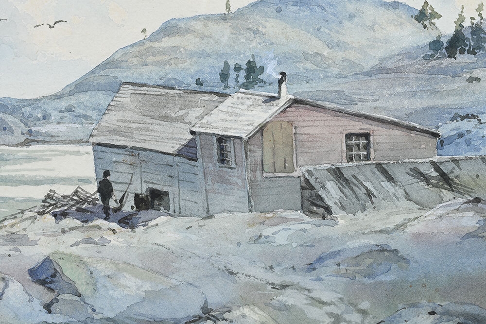 Samuel Peter Rolt Triscott | Maine Fishing Shack | MutualArt