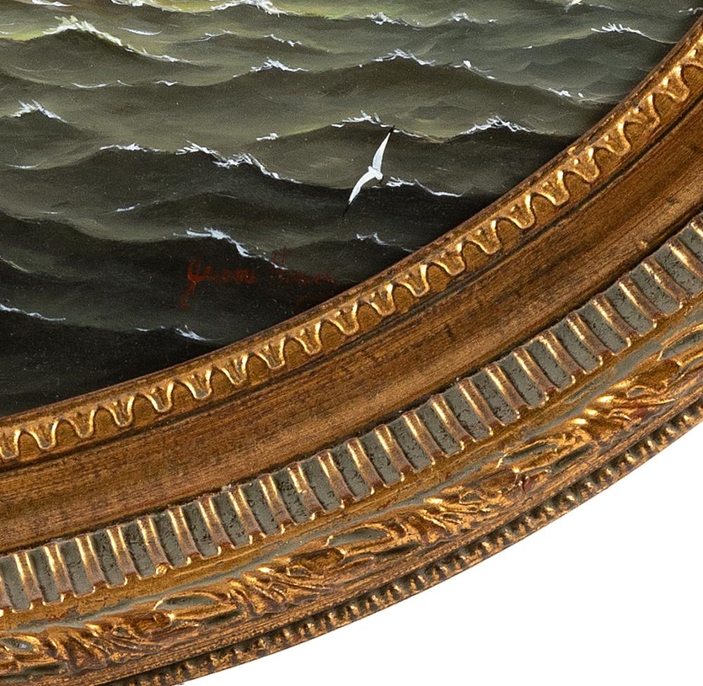 Jerome Howes | Yacht race with a lightship tender in background | MutualArt