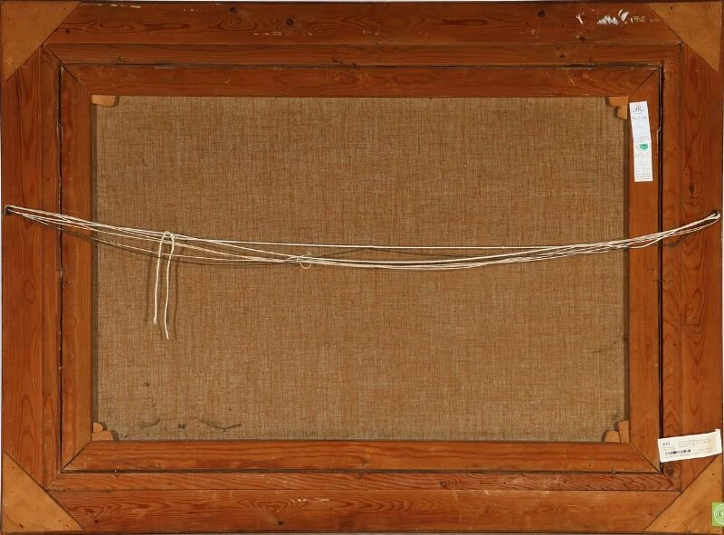 Carl Hertz | A winter day with a stagecoach driving through the town ...