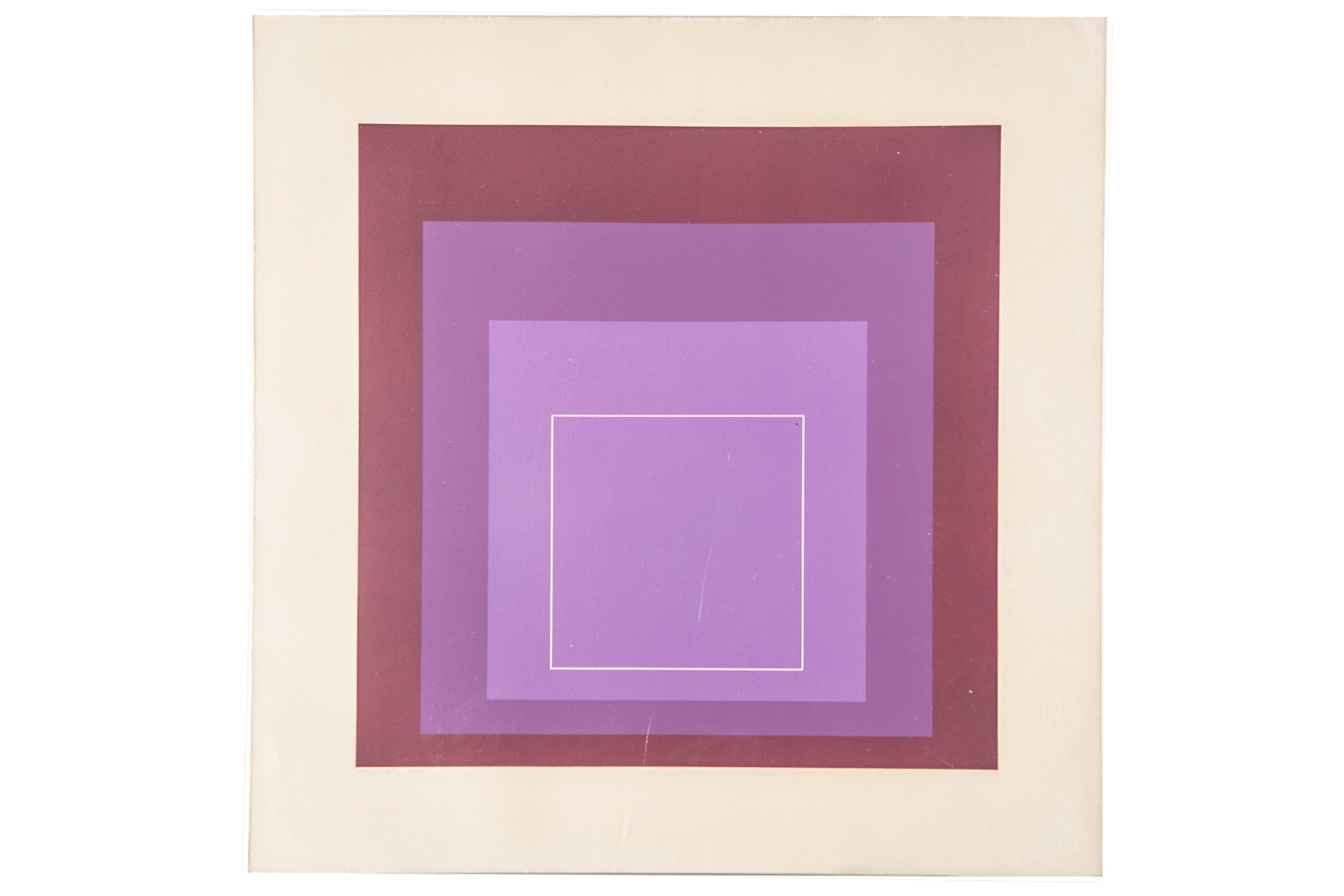 Josef Albers | White Line Square I (1966) | MutualArt