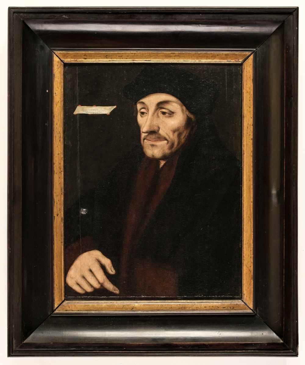 Hans Holbein the Younger | Portrait of Erasmus | MutualArt