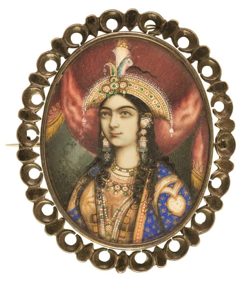 Indian School, 19th Century | Portrait of Empress Mumtaz Mahal | MutualArt