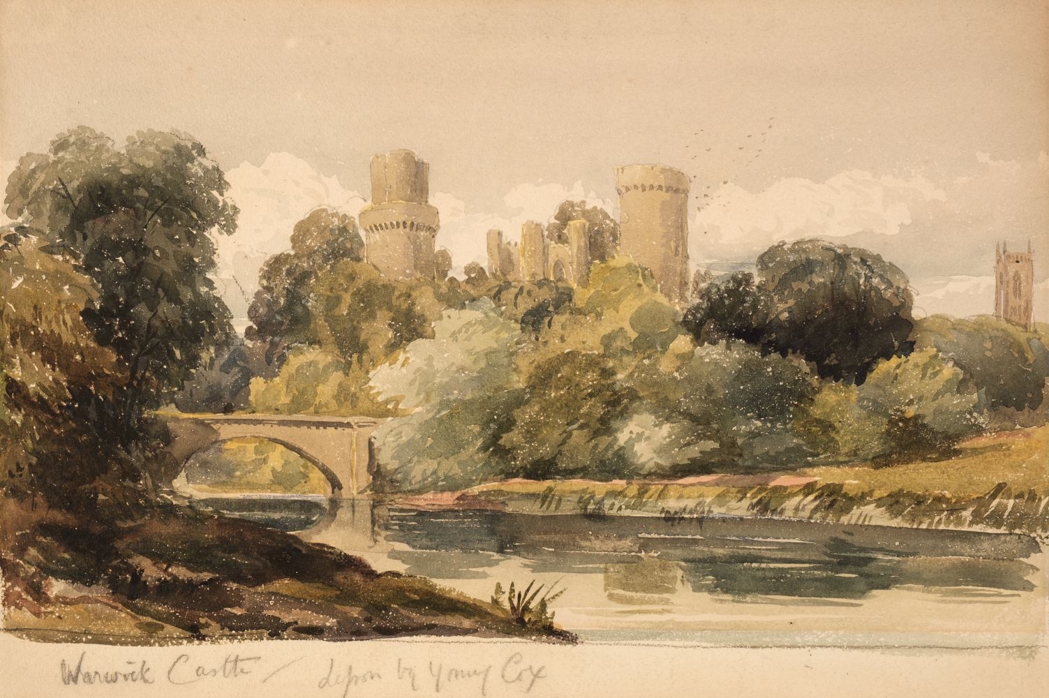 David Cox, Jr. | Warwick Castle | MutualArt