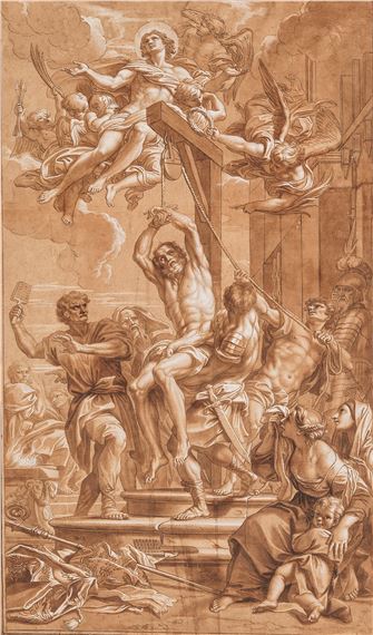 Robert van Audenaerde | The martyrdom of Saint Blasius with the vision ...