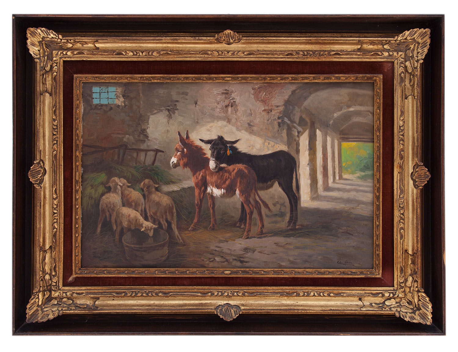 John Califano | Nella stalla | MutualArt