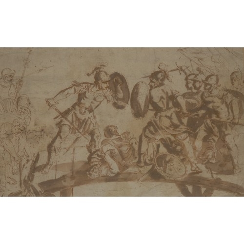 Italian School, 17th Century | Horatius Defending the Pons Sublicius ...