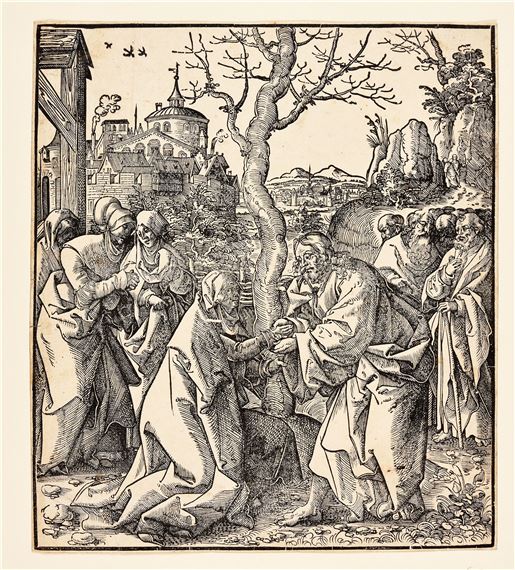 Wolf Traut | Christ taking leave of his mother (1516) | MutualArt