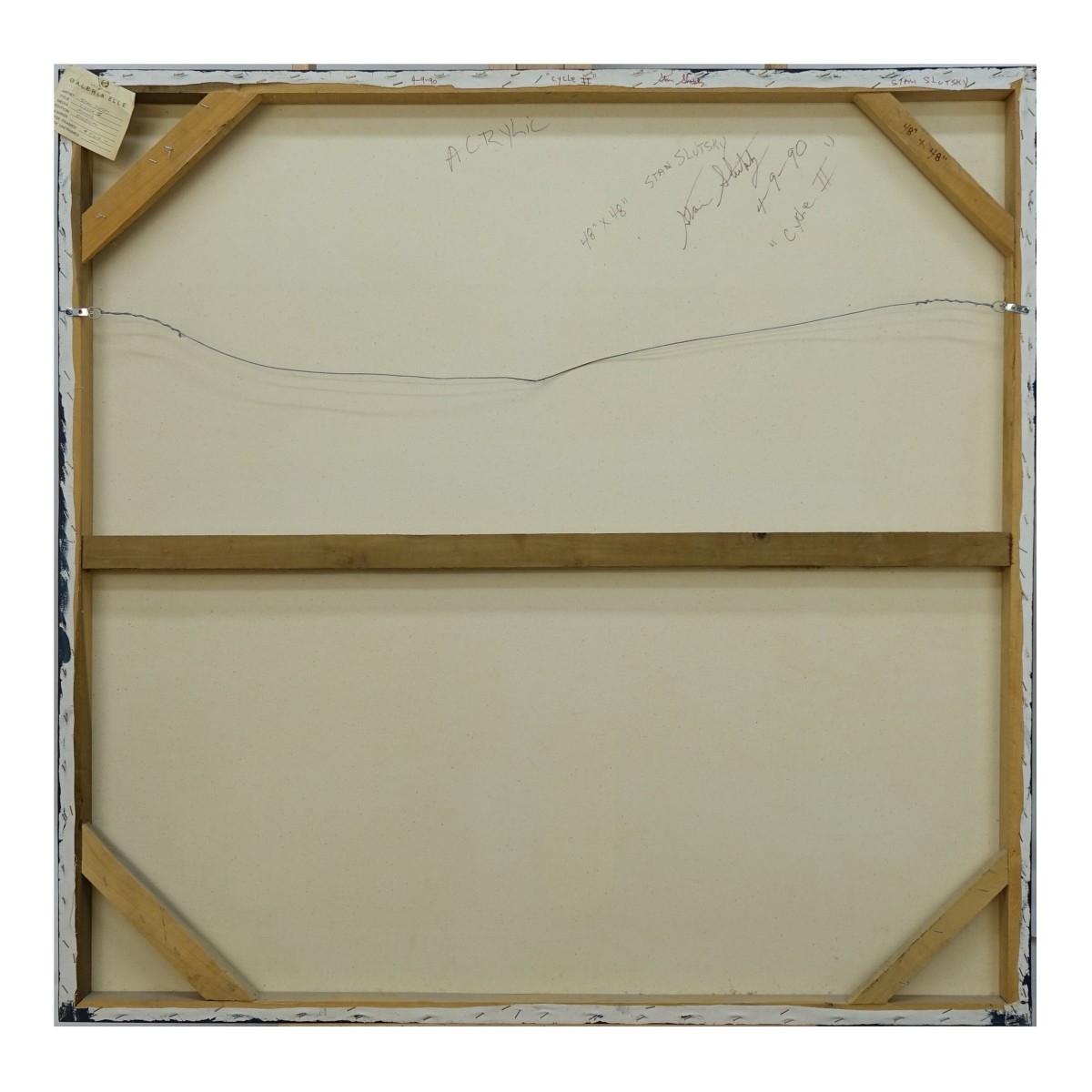 Stanford Slutsky | Cycle II, 4/9/90 (1990) | MutualArt