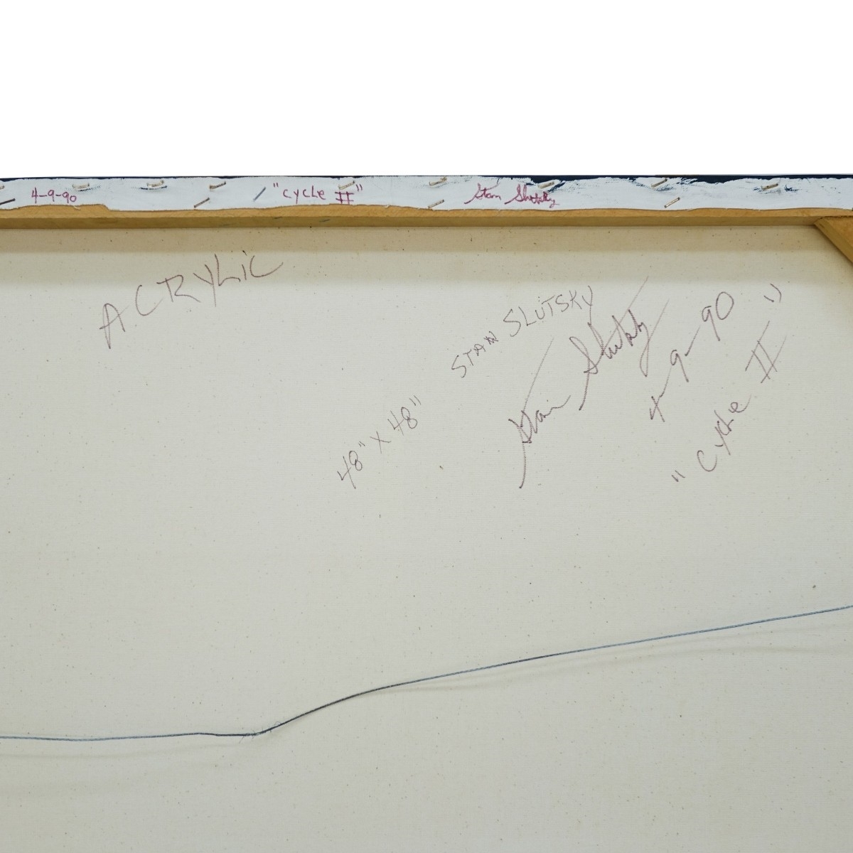 Stanford Slutsky | Cycle II, 4/9/90 (1990) | MutualArt