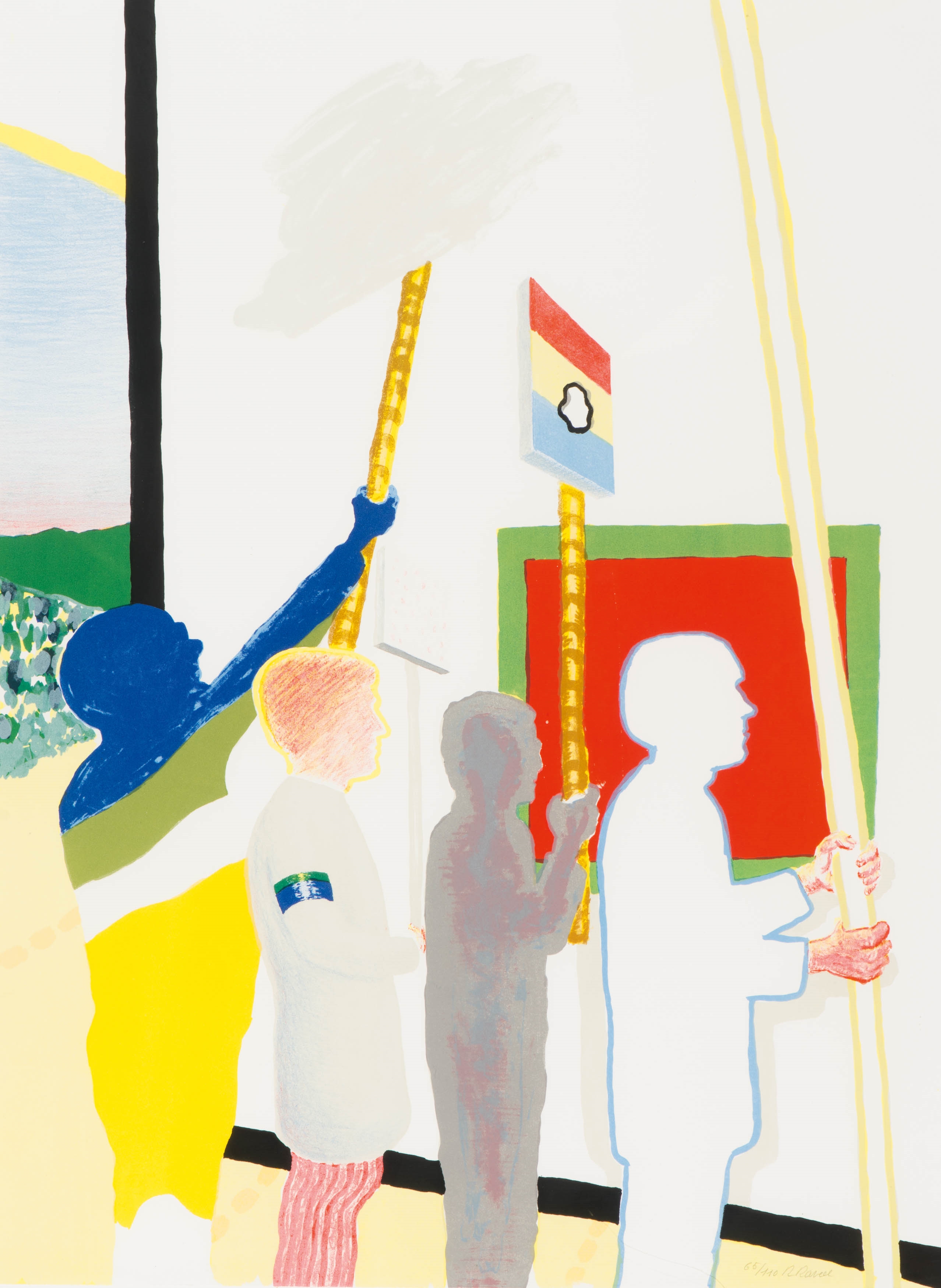 Roger Raveel | De schilderijenoptocht van 1978 te Machelen-aan-de-Leie ...