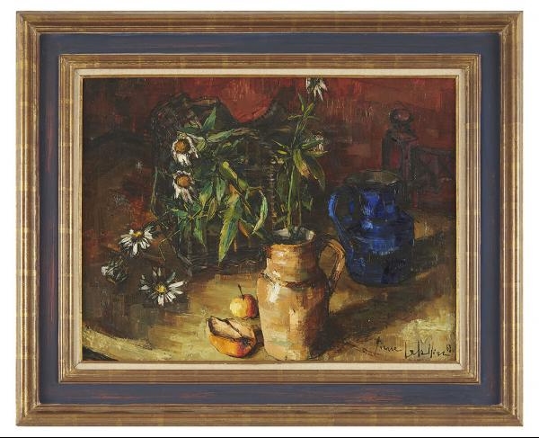 Pierre Letellier | Nature morte au bouquet de fleurs (1968) | MutualArt