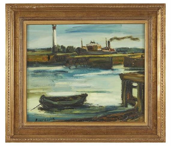 Pierre Letellier | L entrée du port | MutualArt
