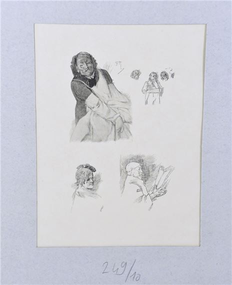 Félicien Rops | Etude de personnages | MutualArt