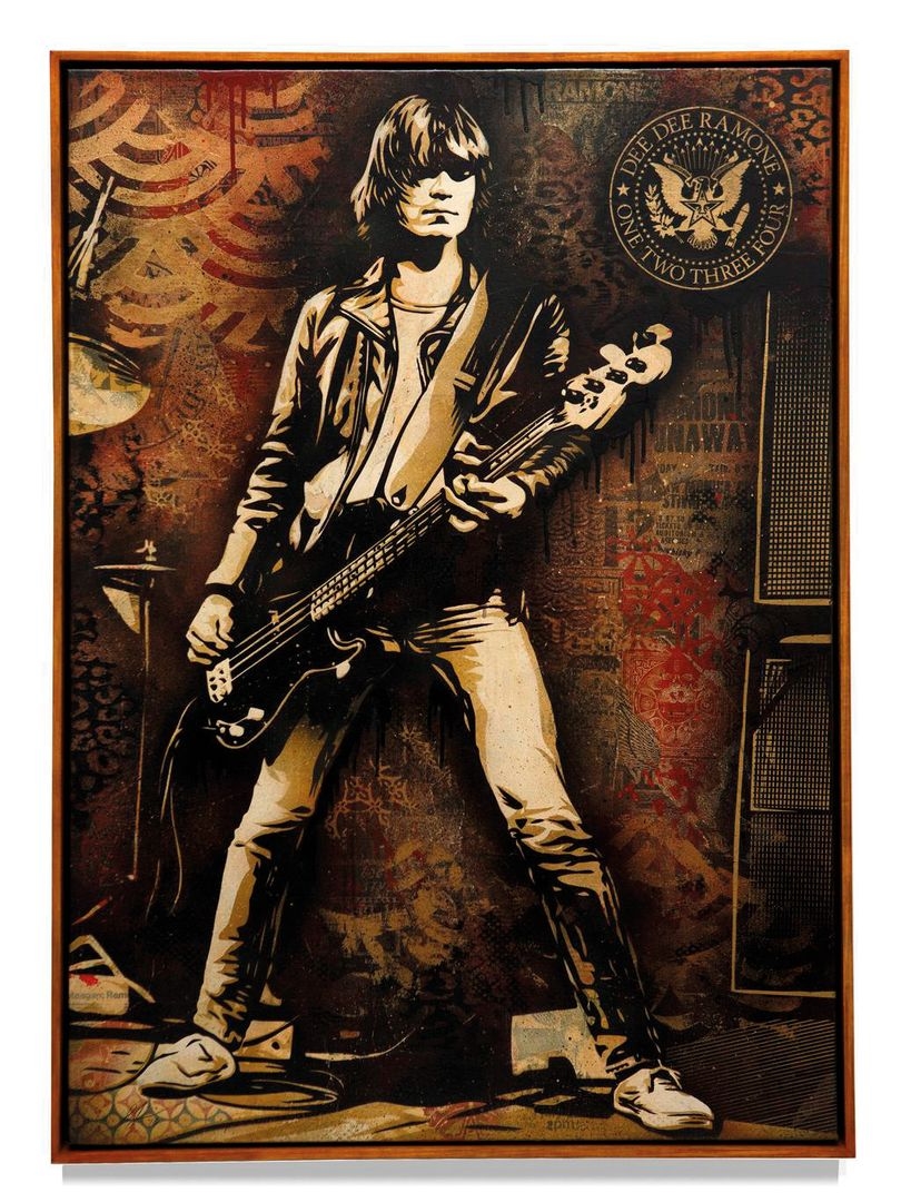 Shepard Fairey | Dee Dee Ramone (2016) | MutualArt