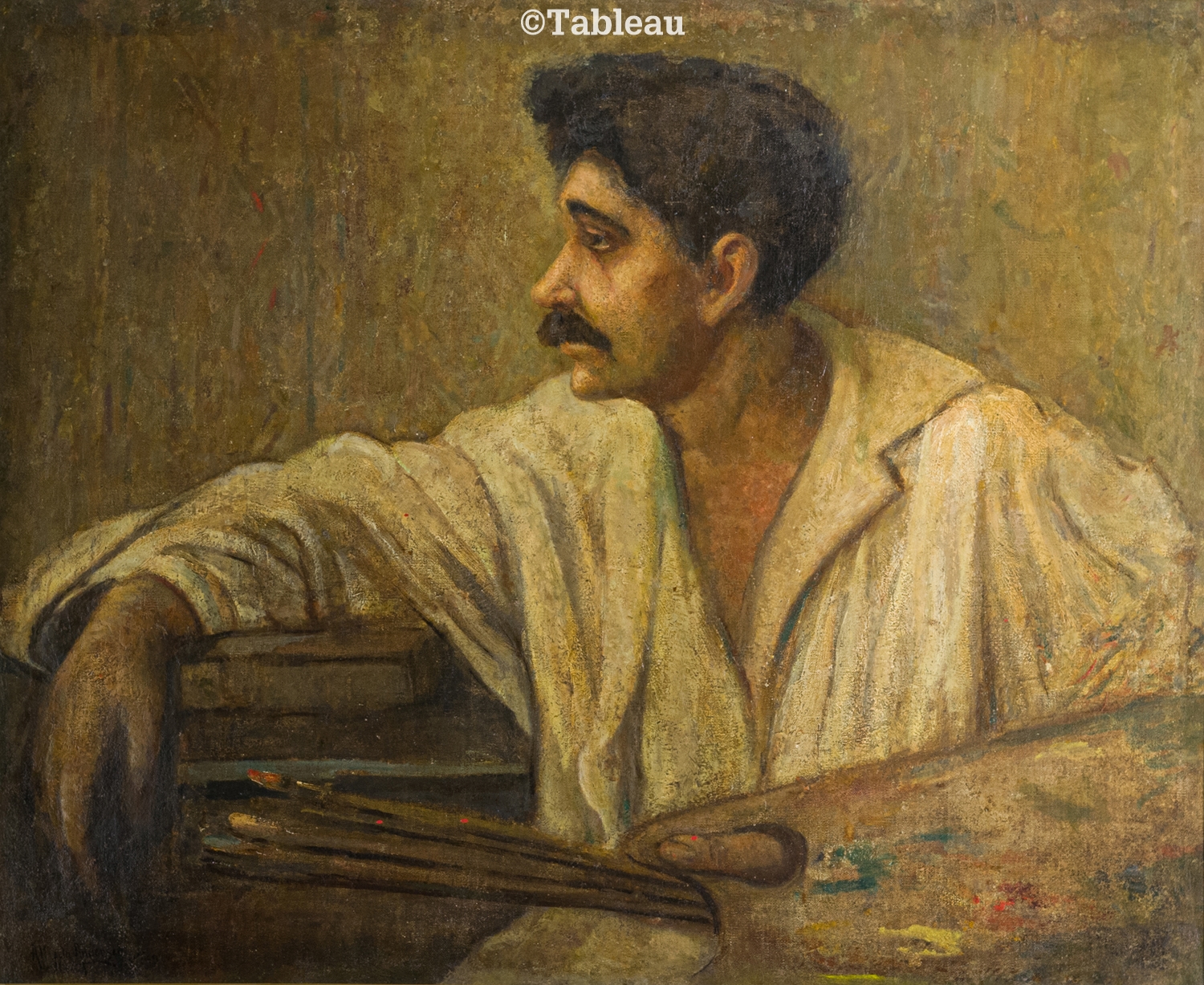Alfredo Andersen | La goélette Garibaldi au mouillage dans le port de ...