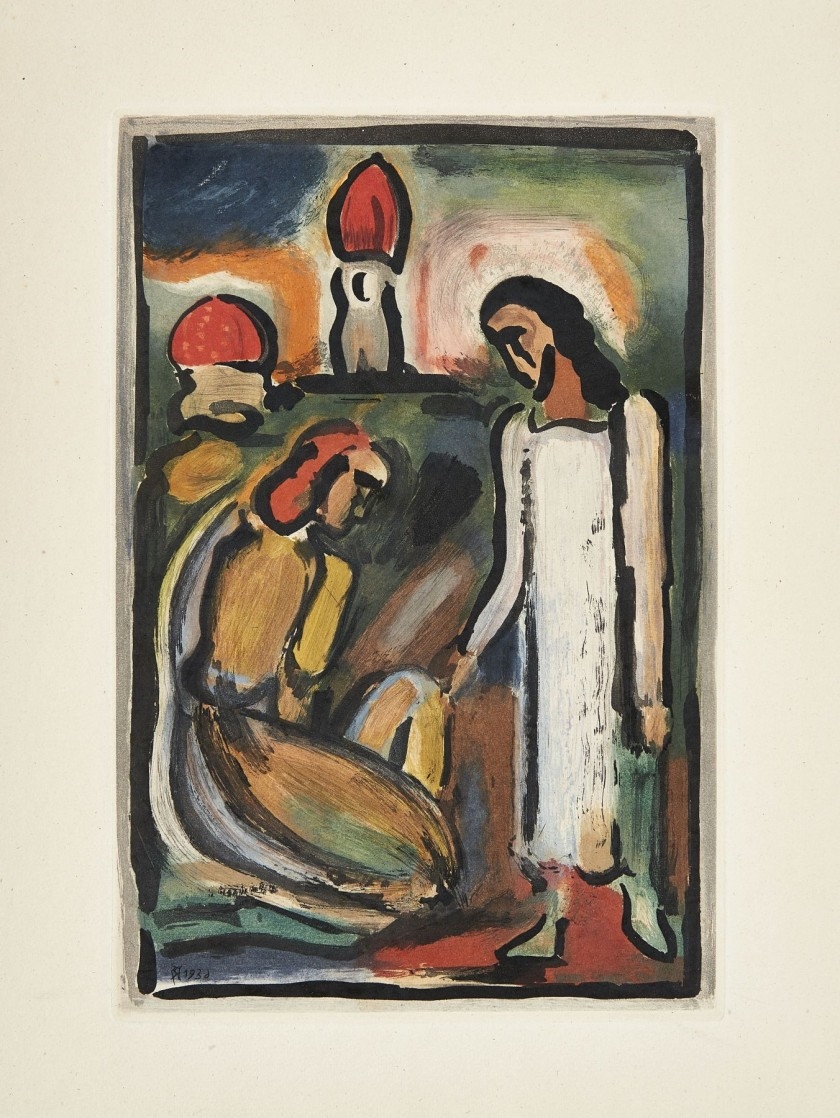 Georges Rouault | Christ et Sainte Femme (1936) | MutualArt