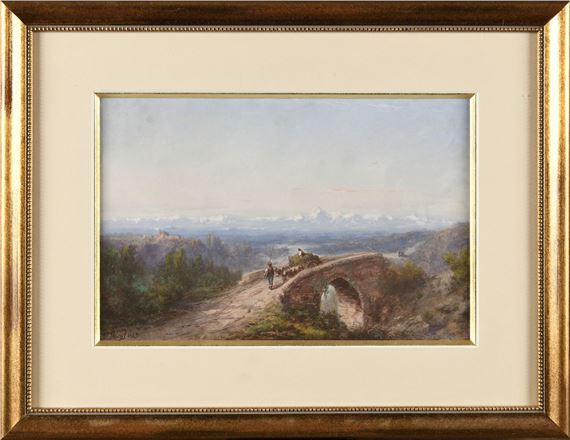 Paul B. Pascal | Italian Landscape (1885) | MutualArt