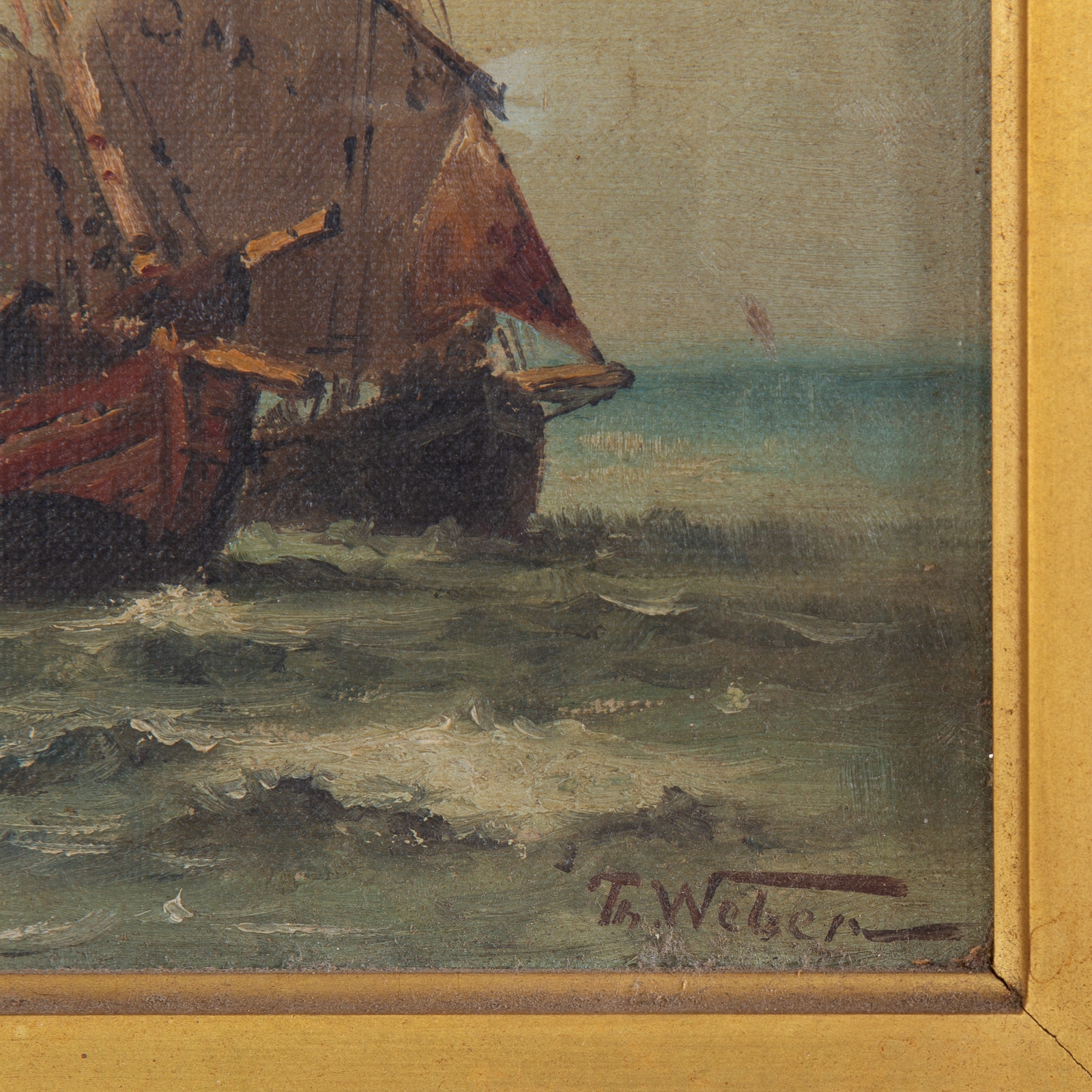 Theodor Weber | Boats Arriving at Shore | MutualArt