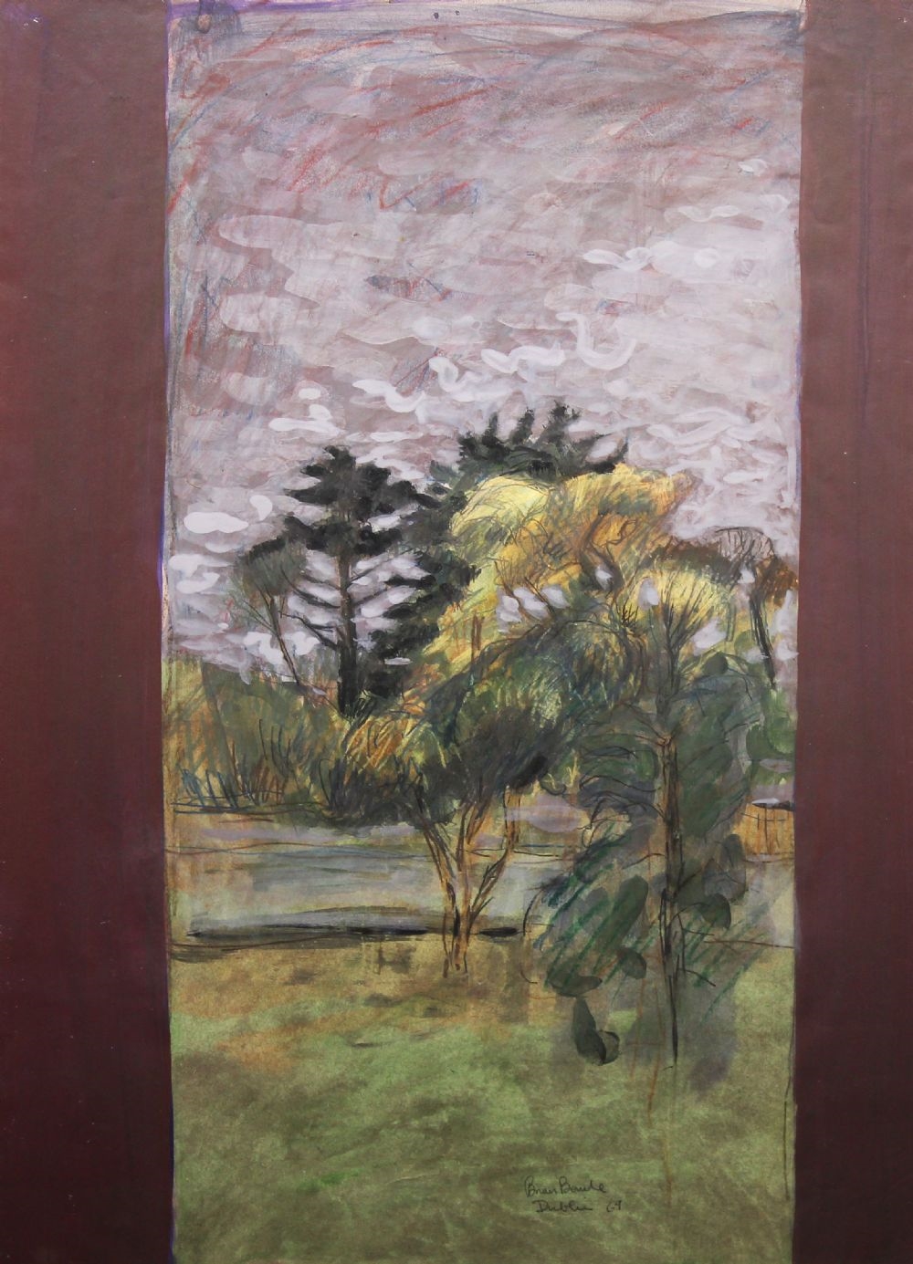 Brian Bourke | DUBLIN LANDSCAPE (1969) | MutualArt