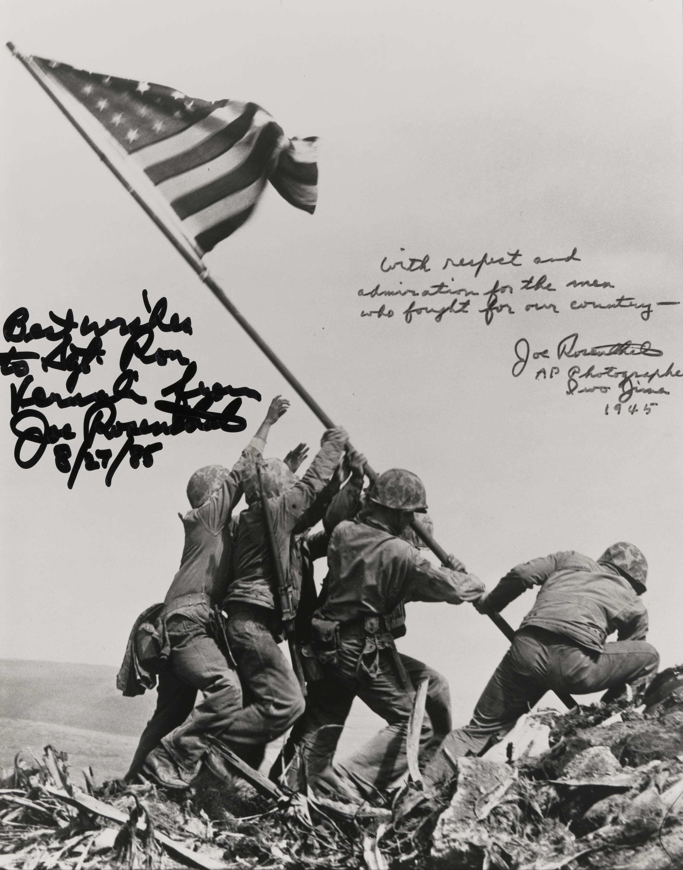 Joe Rosenthal | Raising the Flag at Iwo Jima (1945) | MutualArt