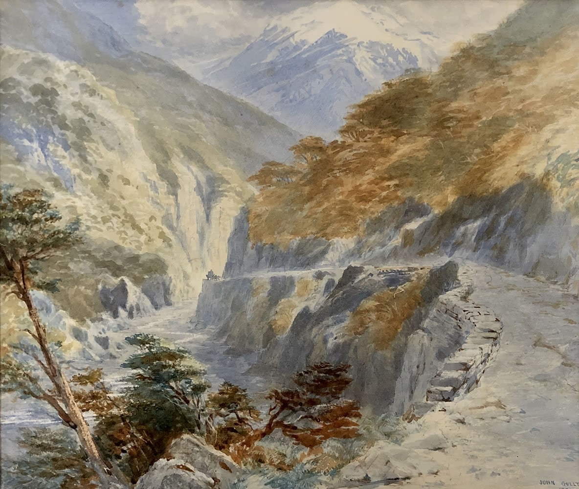 John Gully | Otira Gorge (1879) | MutualArt