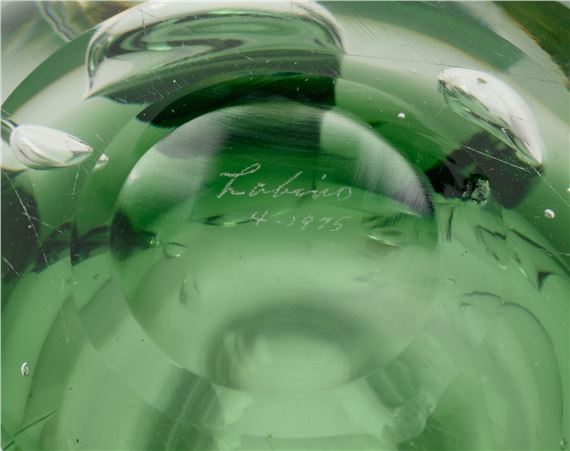 Dominick Labino | Two Paperweight Vases (1975) | MutualArt