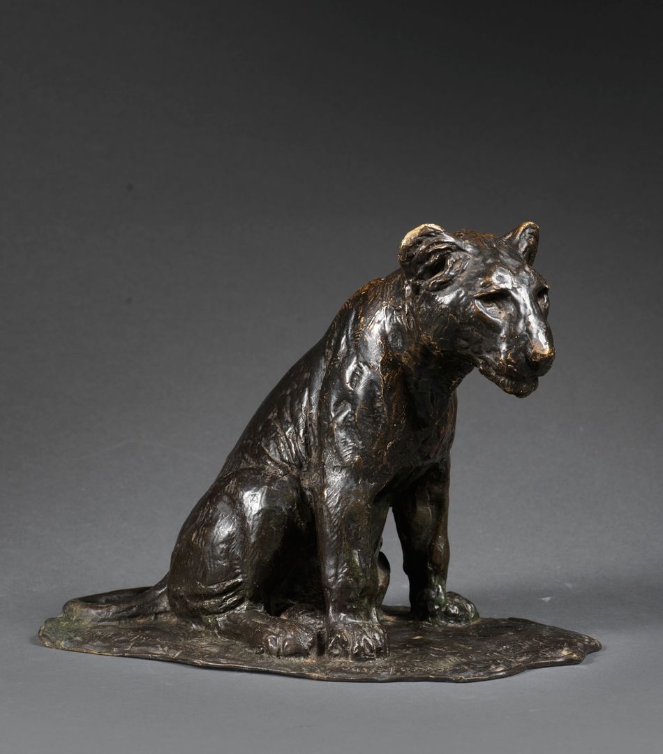 Roger Godchaux | Seated cub | MutualArt