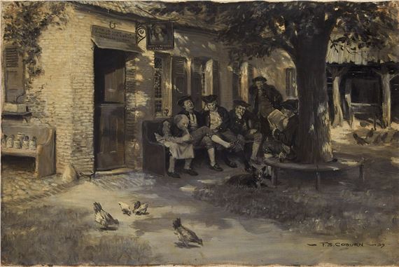 Frederick Simpson Coburn | Here they used to sit in the shade through a ...