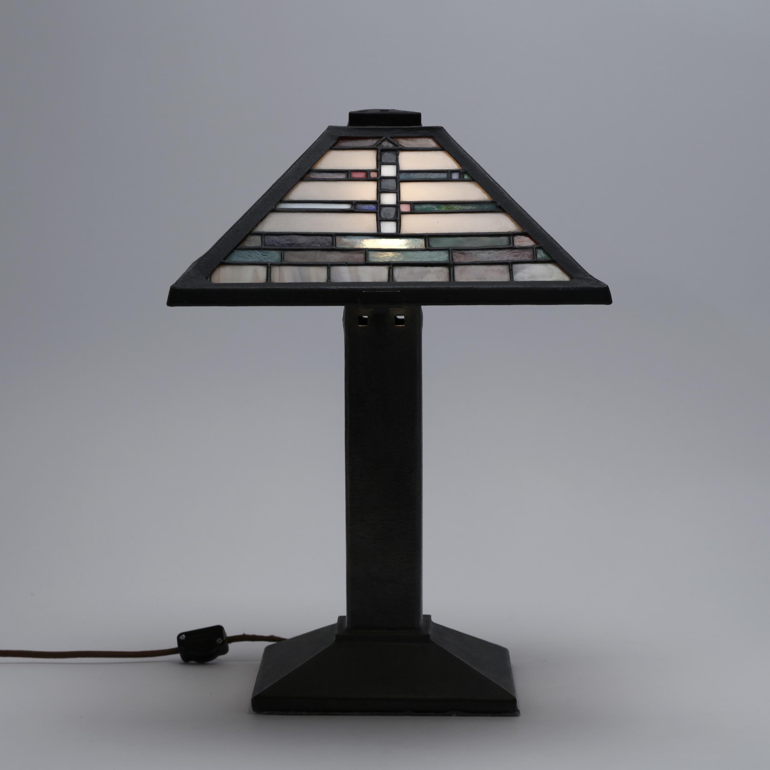 Karl Berry | Mission Style Table Lamp (1991) | MutualArt
