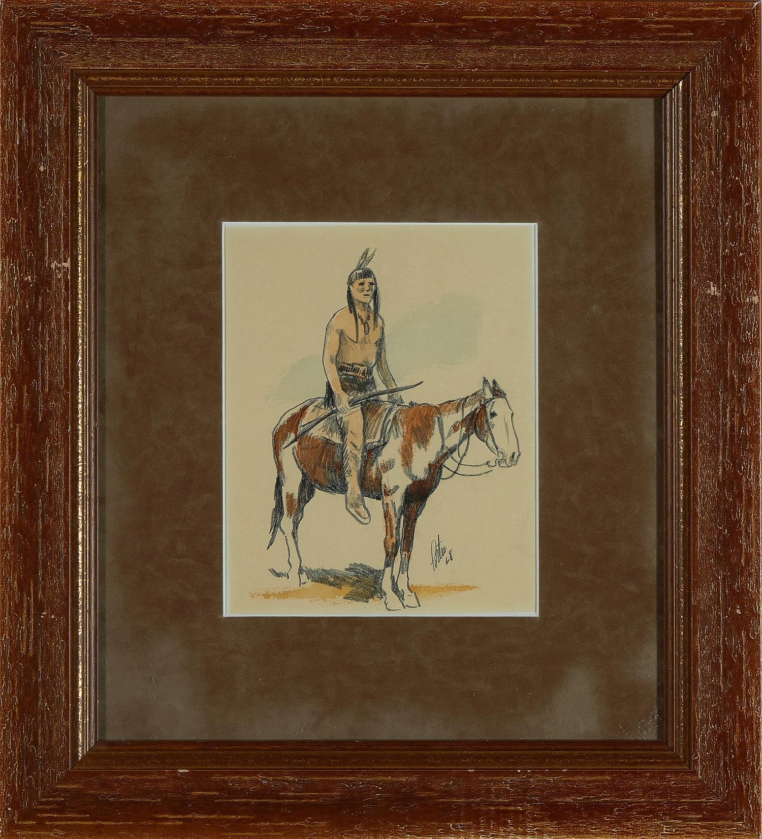 Lawrence Benjamin Porter | RIDERS ON HORSEBACK (1968) | MutualArt