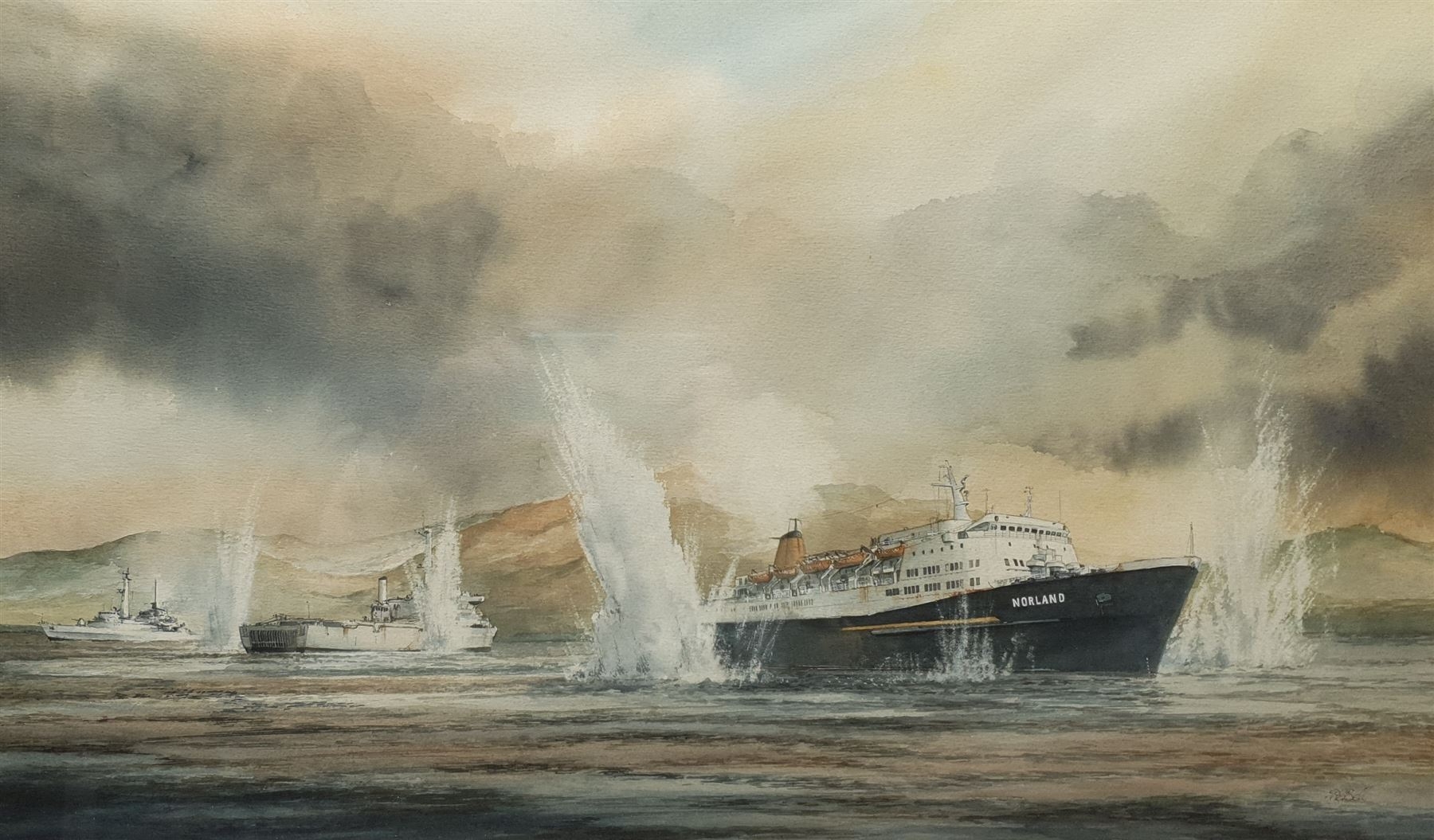 David C. Bell | The MV Norland in the Falklands Conflict | MutualArt