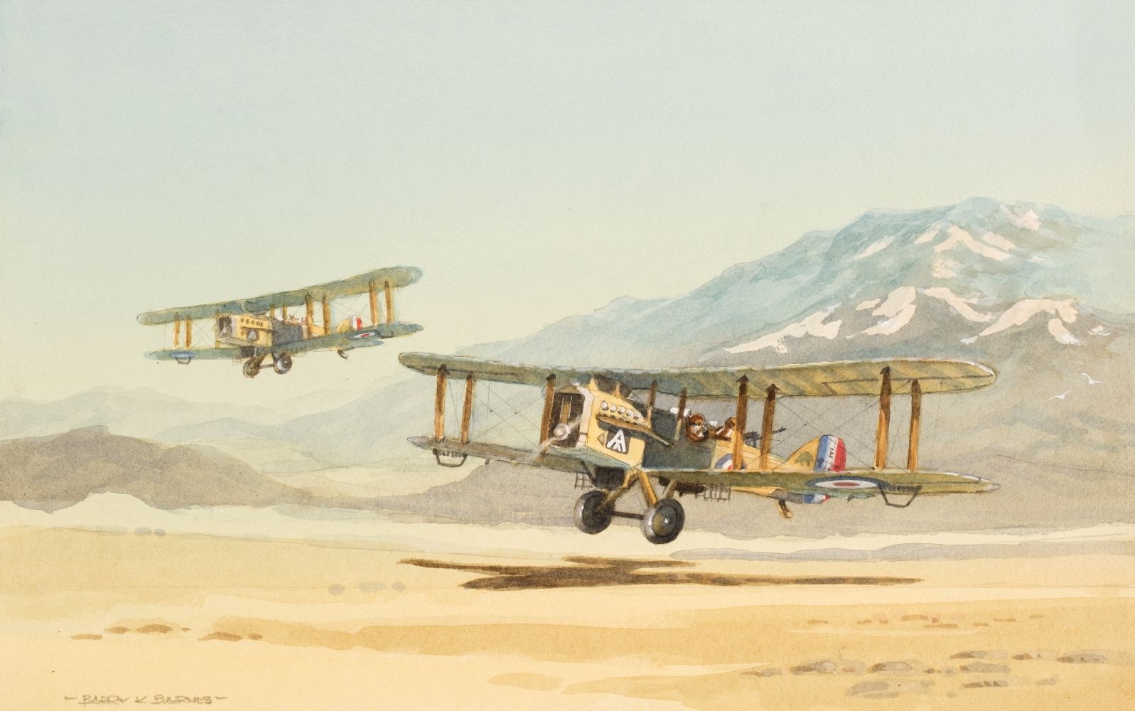 Barry Barnes | WWI bi-planes in the North-West Frontier; Battle of the ...