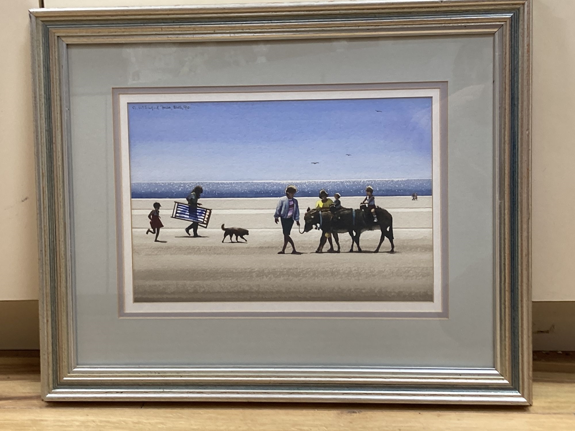 Robert Littleford | 'Fetching a Deckchair' | MutualArt