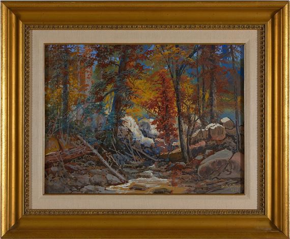 Thomas G. Moses | NOVEMBER WOOD NEAR MCALESTER, OKLAHOMA (1930) | MutualArt