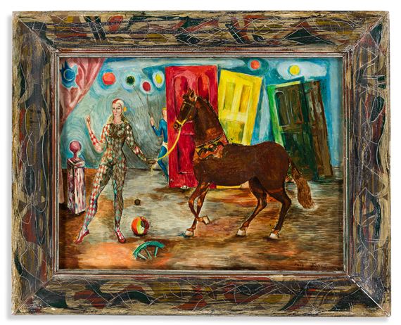 Frederick D. Jones | Untitled (Circus Performers with Horse) (Circa ...