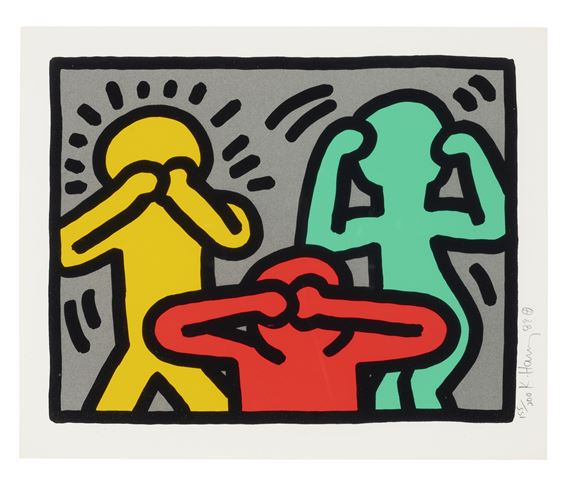 Keith Haring | Pop Shop III: one print (1989) | MutualArt