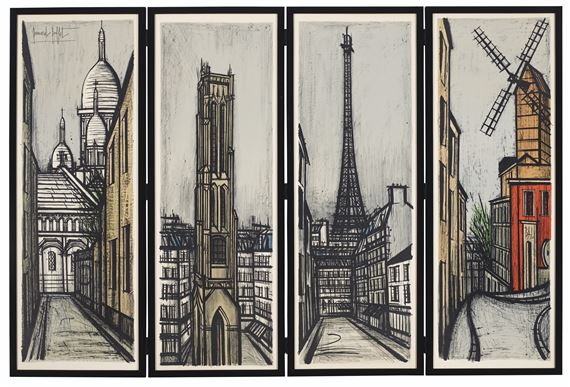 Bernard Buffet | Paravent (Screen) (1967) | MutualArt