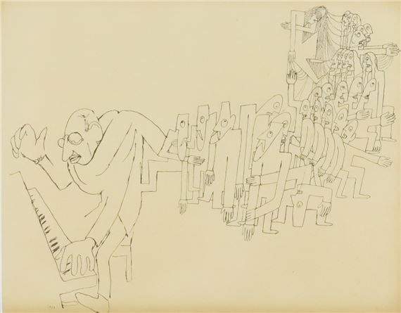 Jean Cocteau | Stravinsky Jouant Le 'Sacre du Printemps' (1913) | MutualArt