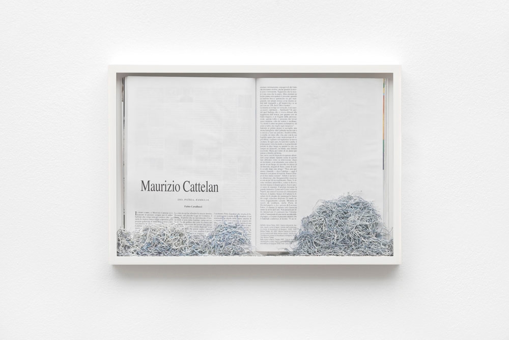 Maria Anwander | Erased Cattelan. (2016) | MutualArt