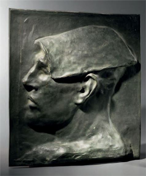 Constantin Meunier | Profile of a blacksmith | MutualArt