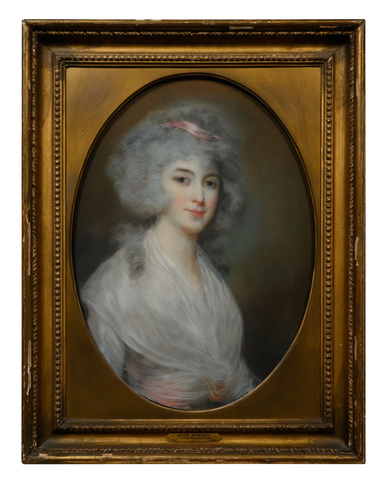 John Russell | Portrait of Laura Glover, later Mrs Vyner (-1856 ...
