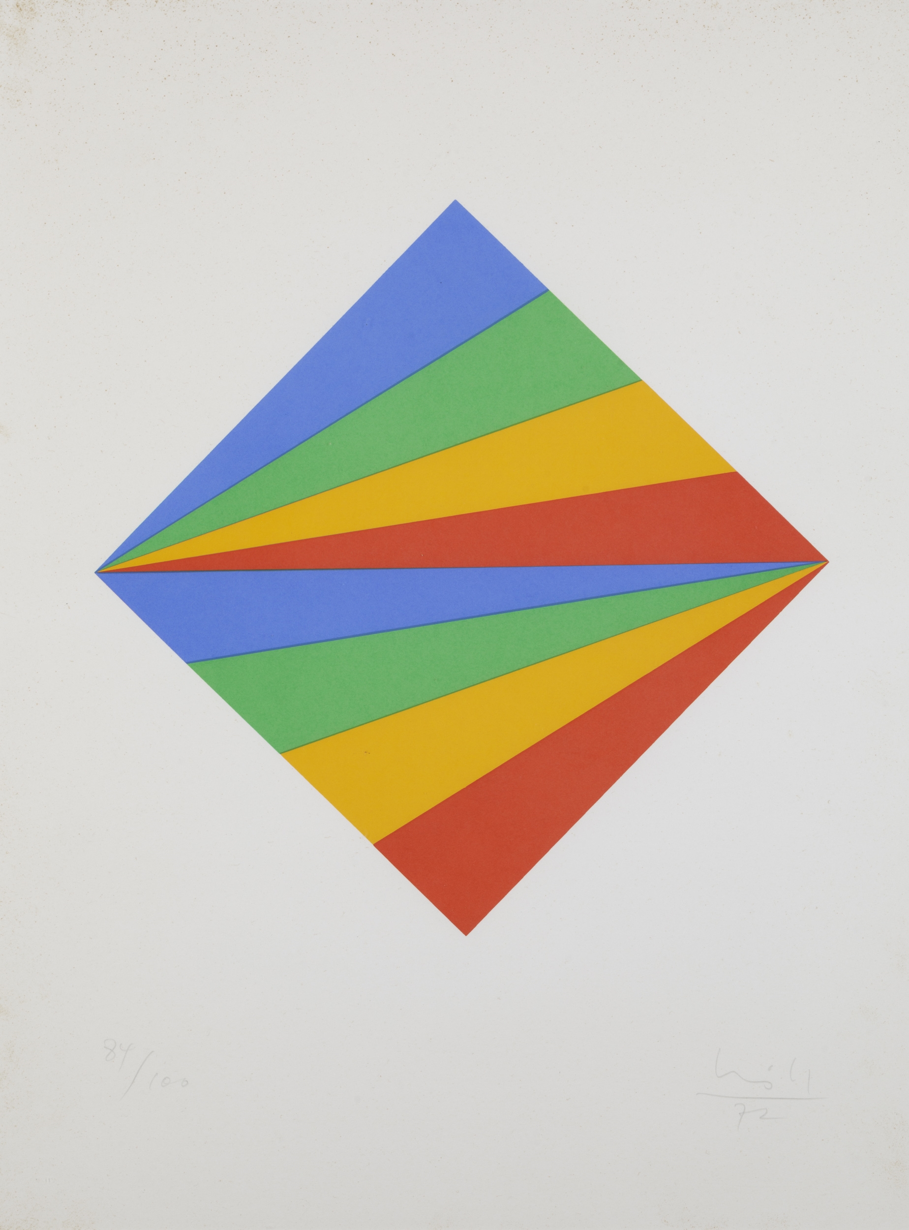 Max Bill | Triangle reflections (1972) | MutualArt