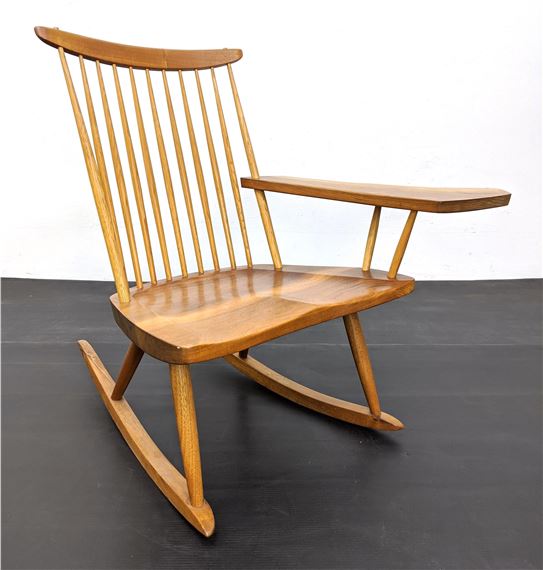 George Nakashima | Paddle Arm Rocking Chair | MutualArt