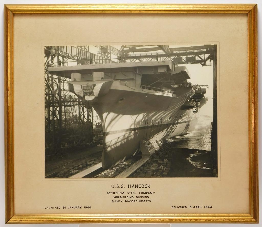 American School, 20th Century | USS Hancock Military Photograph & Coat ...