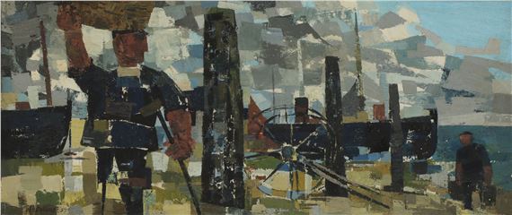 Henry Collins | Seascape with figure (57) | MutualArt