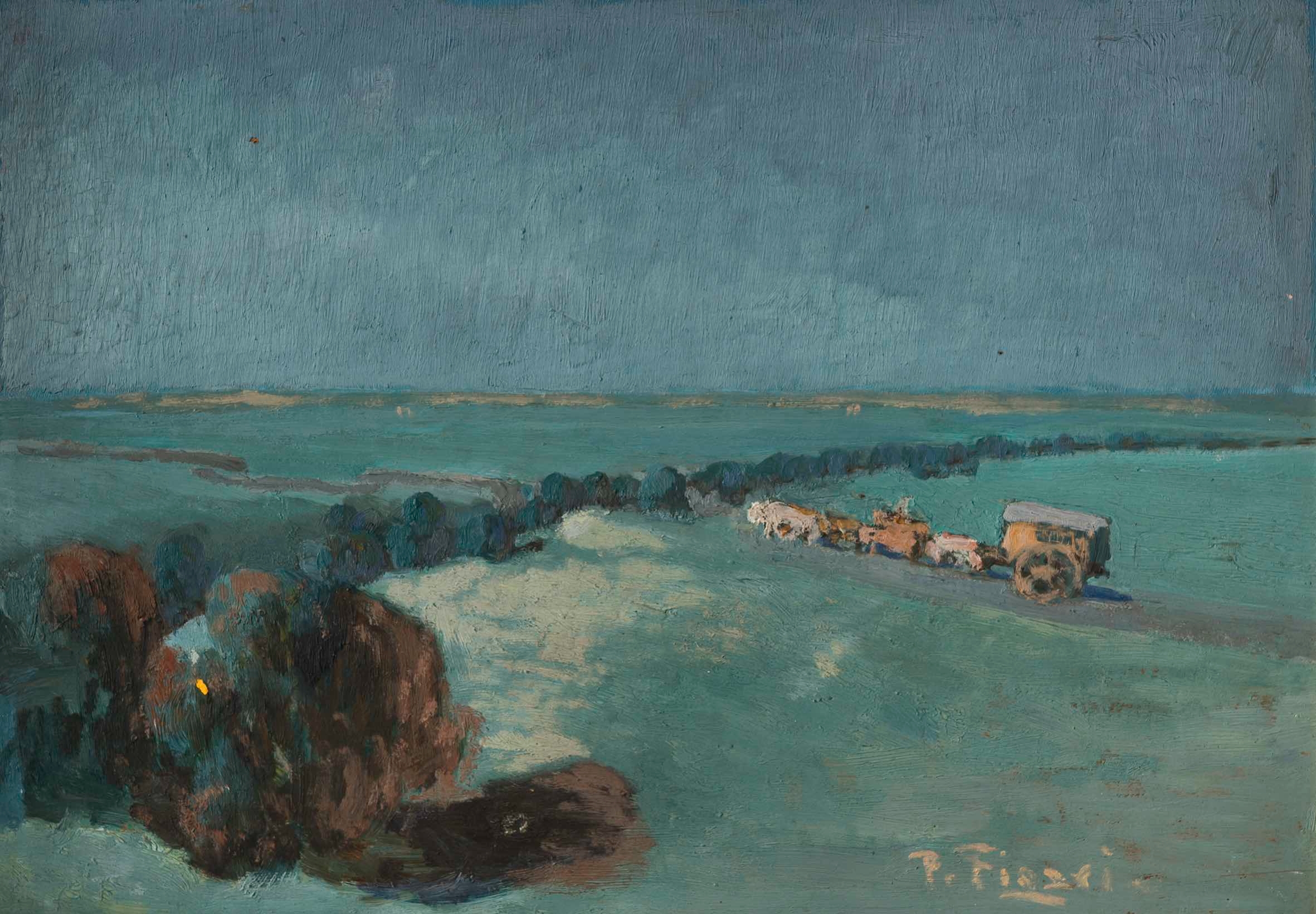 Pedro Figari | La carreta | MutualArt