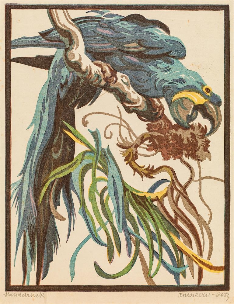 Norbertine von Bresslern-Roth | Hyacinth macaw (1945) | MutualArt